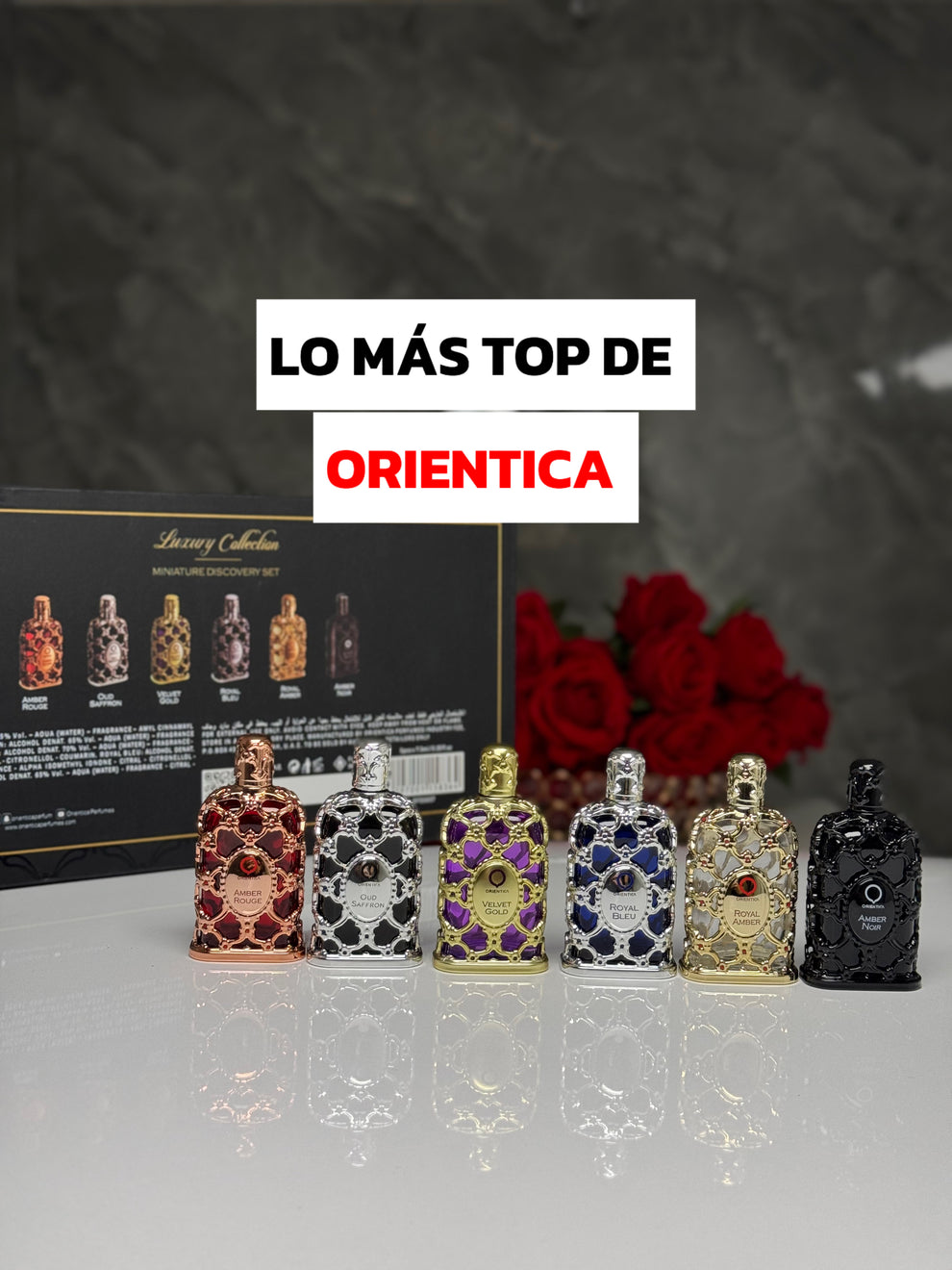 Set Orientica x6 Mini Perfumes – Colección Exclusiva – Rose Stick
